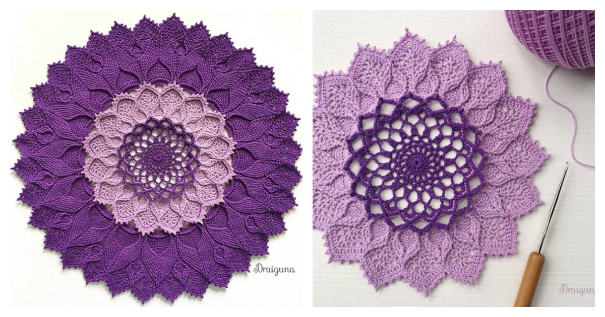Arcanoweave Mandala Doily Free Crochet Pattern