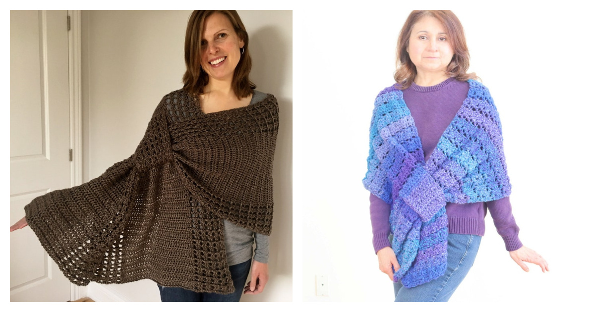 Pull Through Wrap Crochet Patterns - Cool Creativities