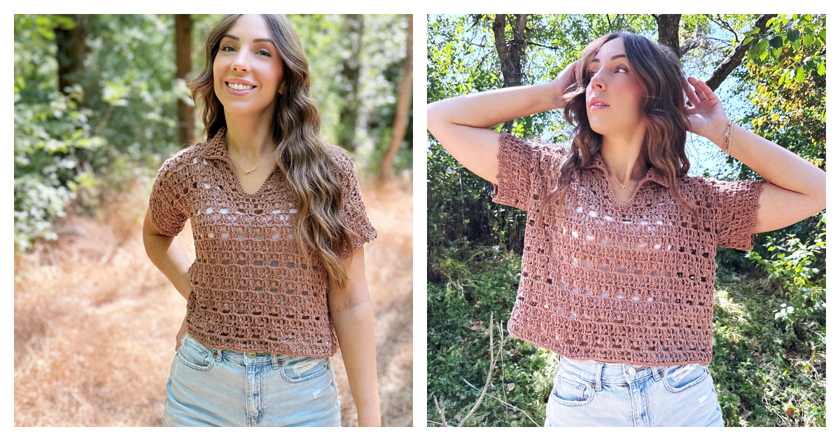 Boxy Blooms Pullover Free Crochet Pattern and Video Tutorial